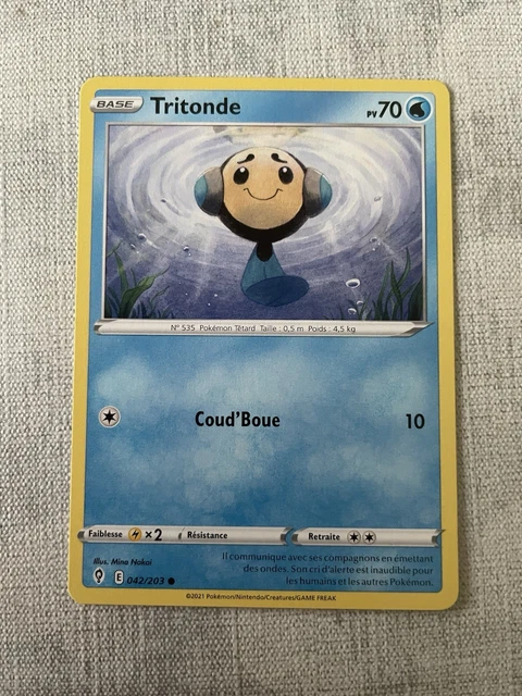 CARTE POKEMON TRITONDE 42/203 EB7 Évolution Célèste Épée et BouclierFR ...