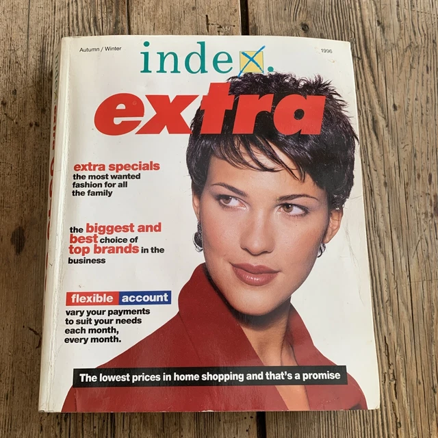 RARE VINTAGE INDEX Extra 1996 Catalogue Autumn/Winter £234.68 - PicClick UK