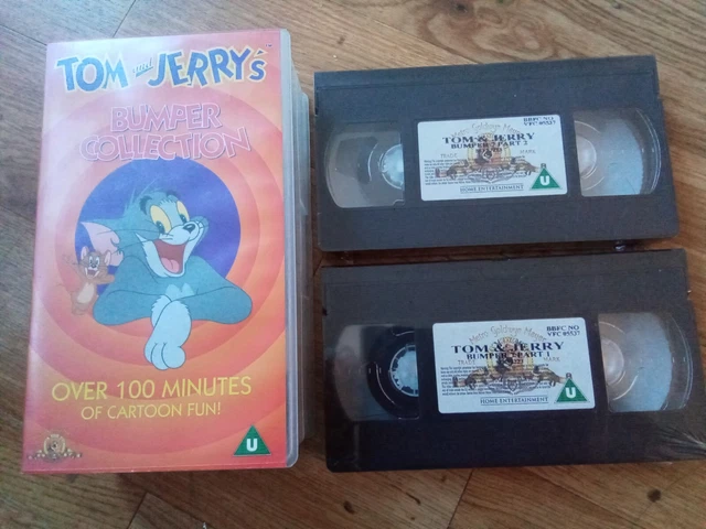 TOM AND JERRY’S BUMPER COLLECTION - DOUBLE VHS VIDEO - TOM AND JERRY ...