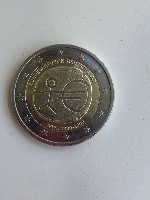 2 EURO MÜNZE strichmännchen wwu 1999-2009 EUR 800,00 - PicClick DE