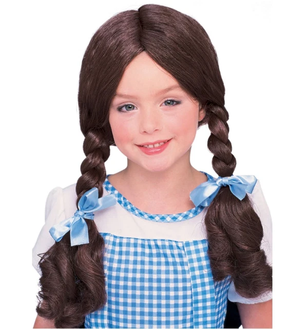 DOROTHY THE WIZARD Of Oz Story Book Week Fairytale Girls Costume Wig ...