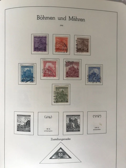 BRIEFMARKEN, DEUTSCHES REICH, Böhmen und Mähren 1941-43, LOT gestempelt EUR 1,00 - PicClick DE