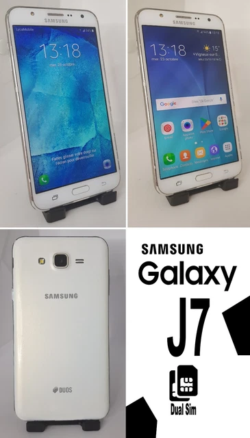SAMSUNG GALAXY J7 Dual Sim SM-J700H 16GB Smartphone Blanc Débloqué tout ...