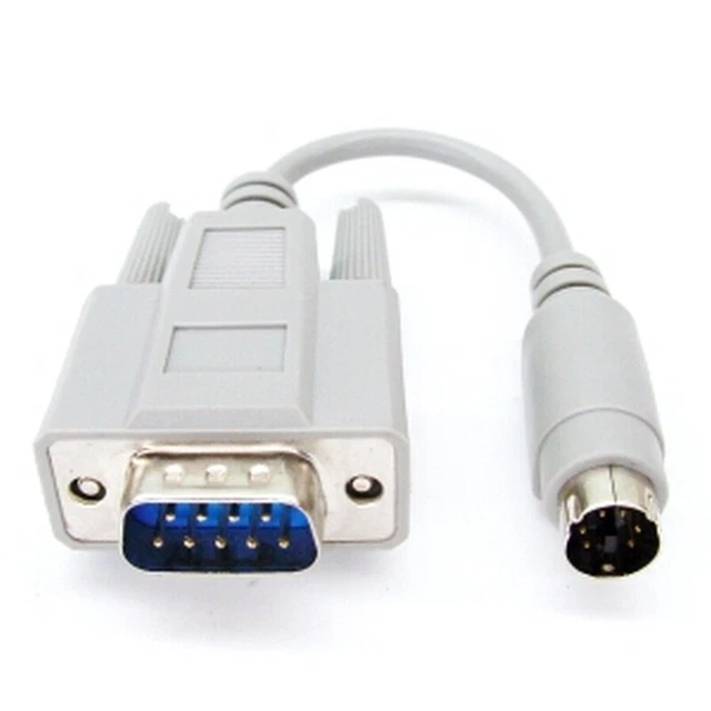 PC MOUSE ADAPTER / converter lead, DB9 serial mouse into the PS/2 port ...