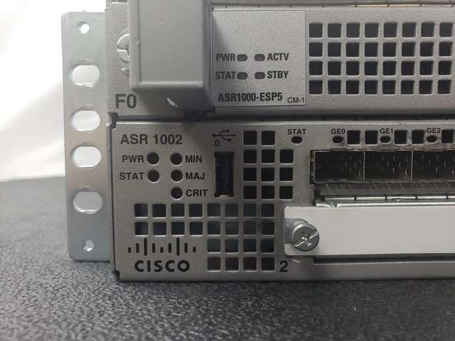 CISCO ASR 1002 Aggregation Services Router with Serial Console and ...
