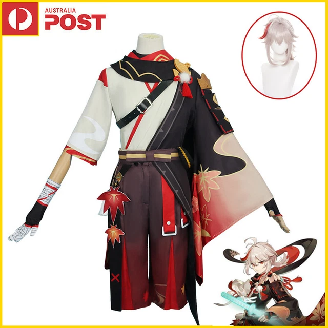 GAME GENSHIN IMPACT Kaedehara Kazuha Outfit Full Set Anime Suit Cosplay ...