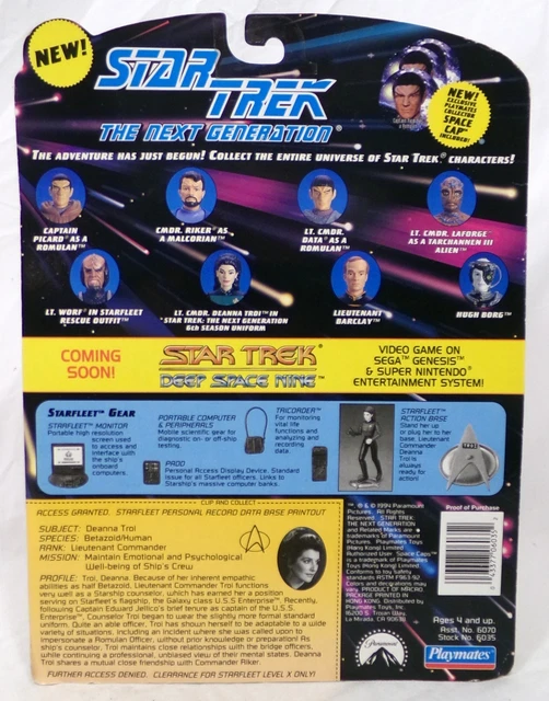 FIGURA DEANNA TROI, Teniente Comandante De Star Trek: La Nueva ...