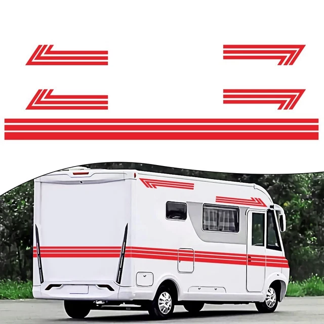 VINYL DECALSGRAPHICS KIT Car RV Caravan Motorhome Stripes Decal (5 Pack ...