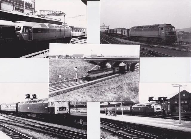 5 PHOTOGRAPHS OF pre TOPS class 47s , D1549 / D1676 / 1733 / 1787? £3. ...