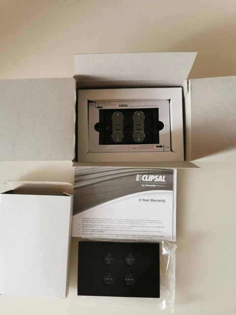 CLIPSAL C-BUS R5044NL C-Bus Saturn ZEN WAll Switch, 4-button BLACK ...