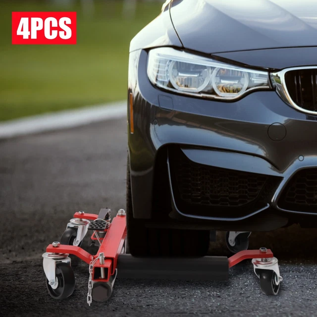 PRO GO UNDER Car Jack Lift Heavy Duty Hydraulic Car Dolly Set of 4pc ...