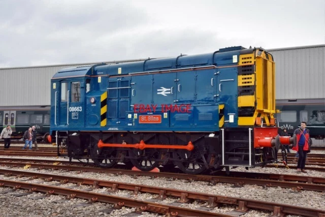 PHOTO BR Class 08 (2) Shunter No 08 663 St Silas Ex D3830 Of Gwr ...