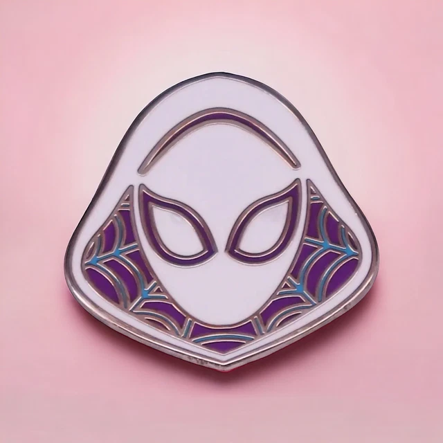 SPIDER-MAN GWEN STACY Across The Spider-Verse Miles Morales Enamel Pin ...