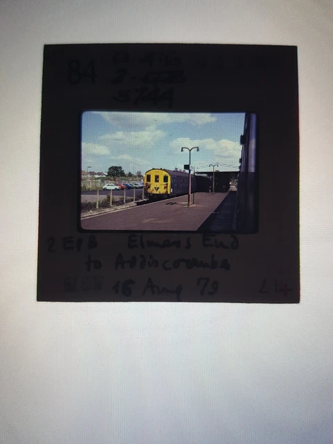 ORIGINAL 35MM RAILWAY Slide: Class 416 2-EPB 5744 at Elmers End 16/8/79 ...