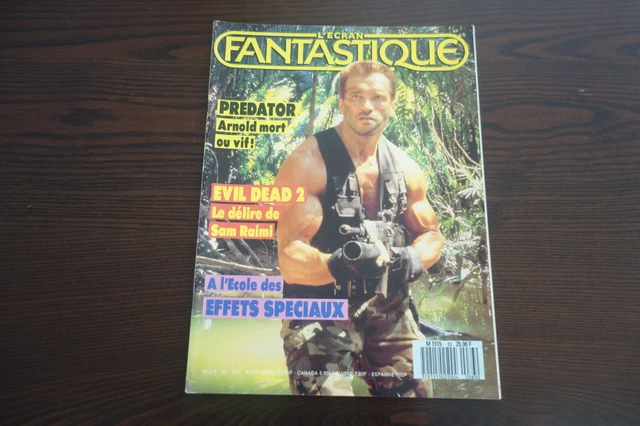MAGAZINE L'ECRAN FANTASTIQUE N°83 : Predator, Evil dead 2, Freddy 3 ...