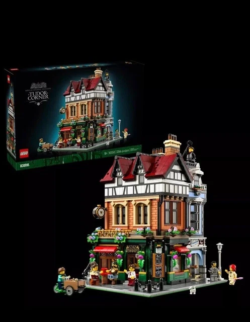 LEGO ICONS: Tudor Corner Modular Building Set (10350), New & Sealed £ ...
