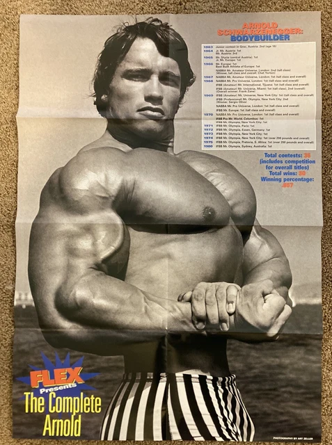 ARNOLD SCHWARZENEGGER BODYBUILDING Muscle Fitness Poster £10.83 ...
