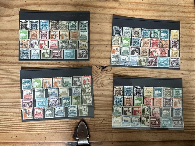 PALESTINE STAMPS EEF And Pictorial In 4 Stock Cards #PF12 £9.95 ...