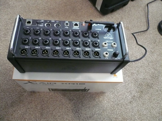 BEHRINGER XR18 X Air Tablet-Controlled Rackmount Digital Mixer V2 £414. ...