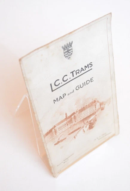 TRAMWAY LCC TRAMS Map & Guide 1923 County Hall £25.00 - PicClick UK