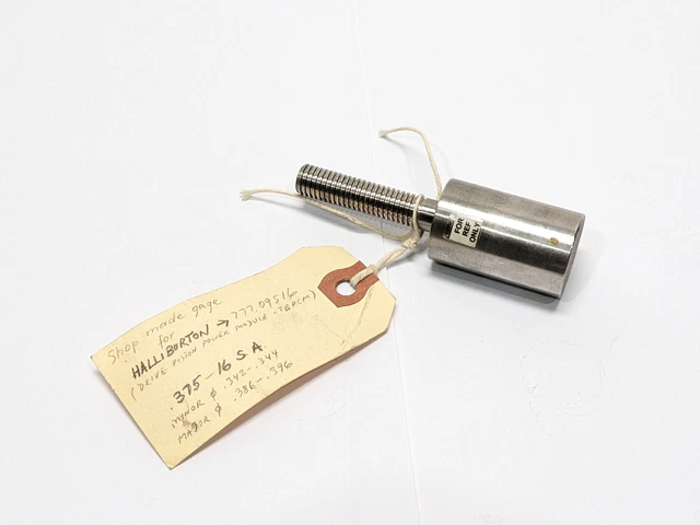 HALLIBURTON GAGE FOR Drive Piston Power Module TBPCM Min .342-.344 Maj ...