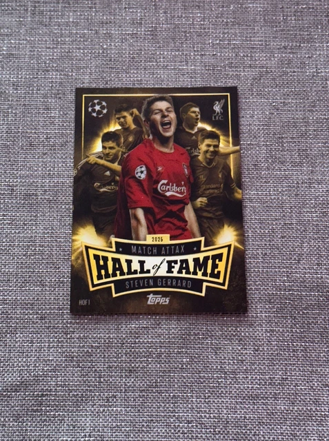 MATCH ATTAX 2025/2026 Steven Gerrard Hall of fame £17.20 - PicClick UK