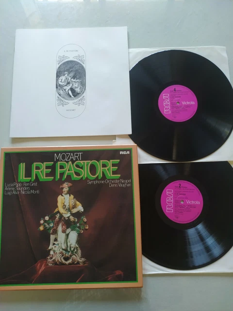 MOZART IL RE Pastore Vaughan Rca 1967 Boîte 2 X LP + Livret 12 " vinile VG/VG Am EUR 38,34 ...