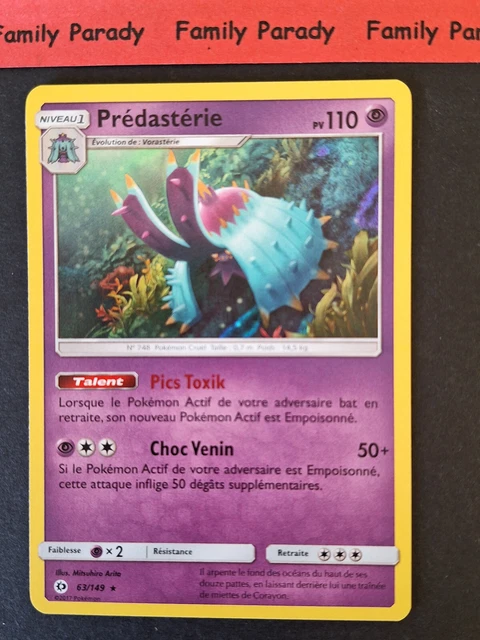 HOLO 63/149 PREDASTERY Pokemon Card Rare French Sun and Moon $6.24 ...