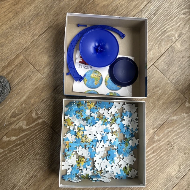 RAVENSBURGER CHILDREN'S WORLD Map 180 Piece 3D Globe £5.42 - PicClick UK