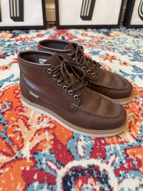 TIMBERLAND MADE IN Portugal Leather Newmarket II Moc Toe Chukka Boot ...