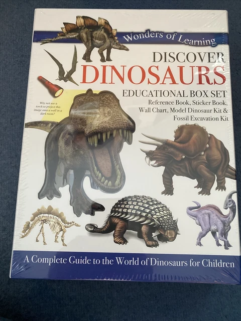EDUCATIONAL DISCOVER DINOSAURS - Box Set Wonder of Learning box set ...