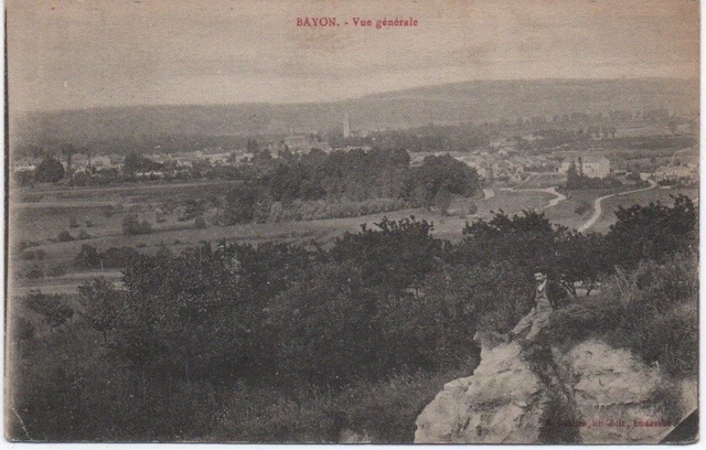 BAYON VUE GÉNÉRALE Habitant Premier Plan Sur Rocher Coin Plié EUR 1,00 ...