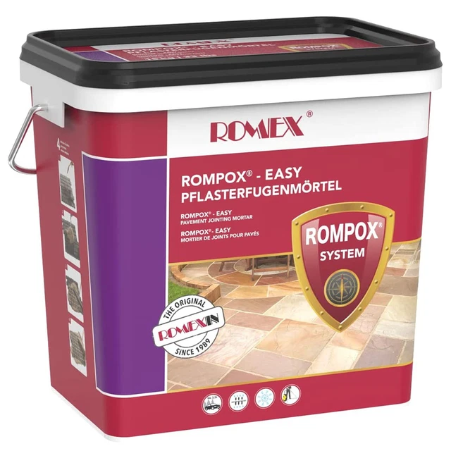 MORTIER DE JOINT de pavage Romex ROMPOX-Easy 1K mortier de joint sable ...