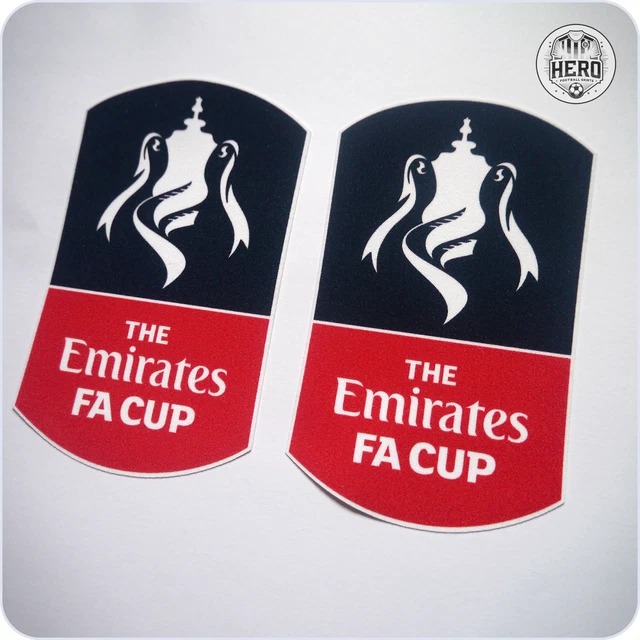 ORIGINAL PS-PRO SPORTING ID Official Emirates FA Cup Sleeve Patches ...