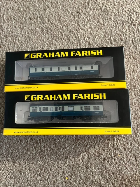 GRAHAM FARISH N GAUGE 50ft EXLMS FULL BRAKE COACH PLUS INSPECTION ...