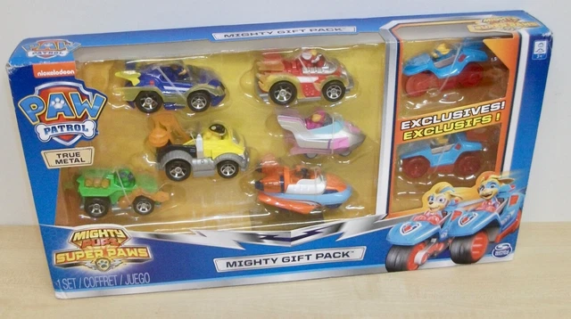 Paw Patrol Mighty Pups Super Paws Mighty T Pack 8 Pack True Metal