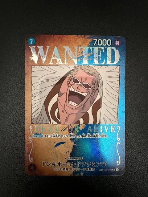 DONQUIXOTE DOFLAMINGO ST03-009 SR Carte One Piece Japonaise EUR 23,08 - PicClick FR