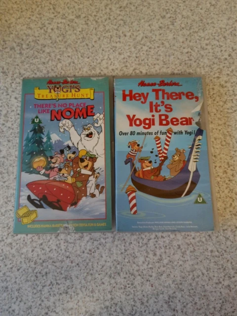 HEY THERE ITS YOGI BEAR TREASURE HUNTHERES NO PLACE LIKE NOME VHS PAL ...