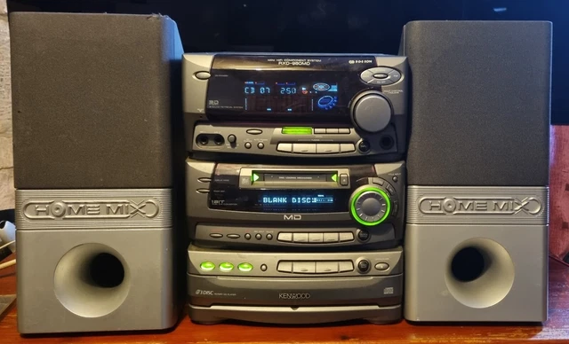 KENWOOD RXD-980MD MINI Hifi Mini Disc Recorder With Home Mix DJ Monitor ...