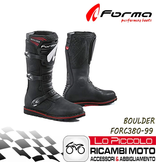 FORMA BOULDER BOTTE Moto Haut Noir Off Road Trial Mesure 42 EUR 213,68 ...