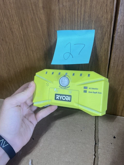 RYOBI ESF5001ID AC Detection Auto Depth Scan Whole Stud Finder Detector ...