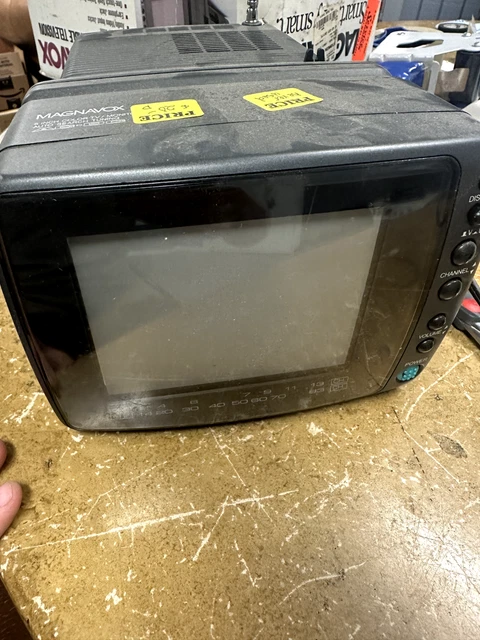 MAGNAVOX RD0510 5” Color Portable Crt Monitor Tv Works Great View ...