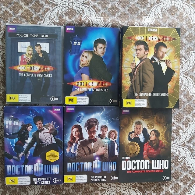 DOCTOR WHO - BBC - Complete Series 1 2 3 5 6 8 Box Sets - DVD - Region ...