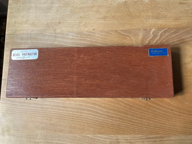 MARUI KEIKI BEVEL Protractor Type BP-301, in Holzkiste, EUR 109,00 ...