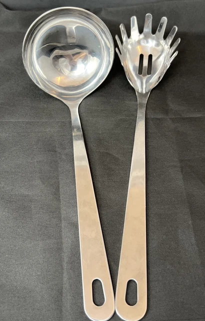 WOLFGANG PUCK’S CAFE Collection Pasta Utensil Set Sauce Ladle; Pasta ...