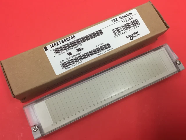 SCHNEIDER ELECTRIC MODICON - P/N: 140XTS00200 - Terminal Strip 40 ...