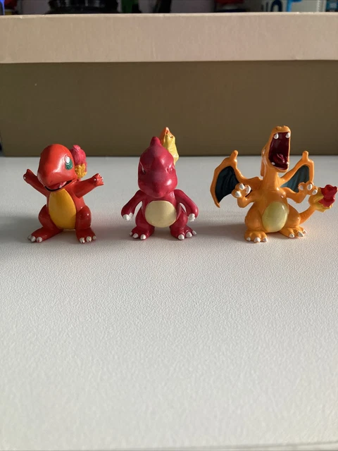 POKEMON TOMY FIGURE - Charmander, Charmeleon, Charizard - CJTSJ - 1999 ...