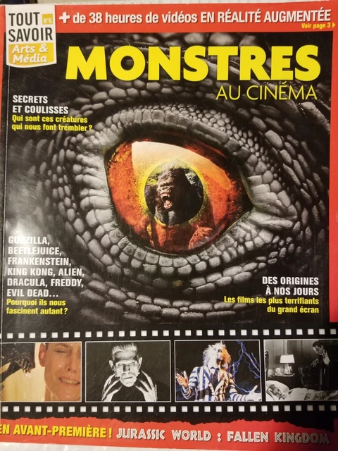 MONSTRES AU CINÉMA - TOUT SAVOIR n°6 - ALIEN, DRACULA, JAWS, FREDDY ...