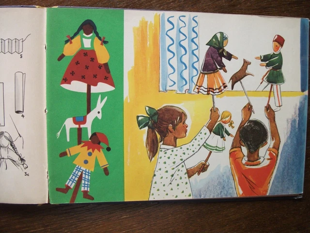 MASKEN BUNTE LAMPIONS UND STERNE, DDR-Bastelbuch 1961, 1. Auflage, Karl ...