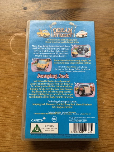 DREAM STREET JUMPING Jack VHS Kids TV CITV Cars Preschool Nick Jr Road ...